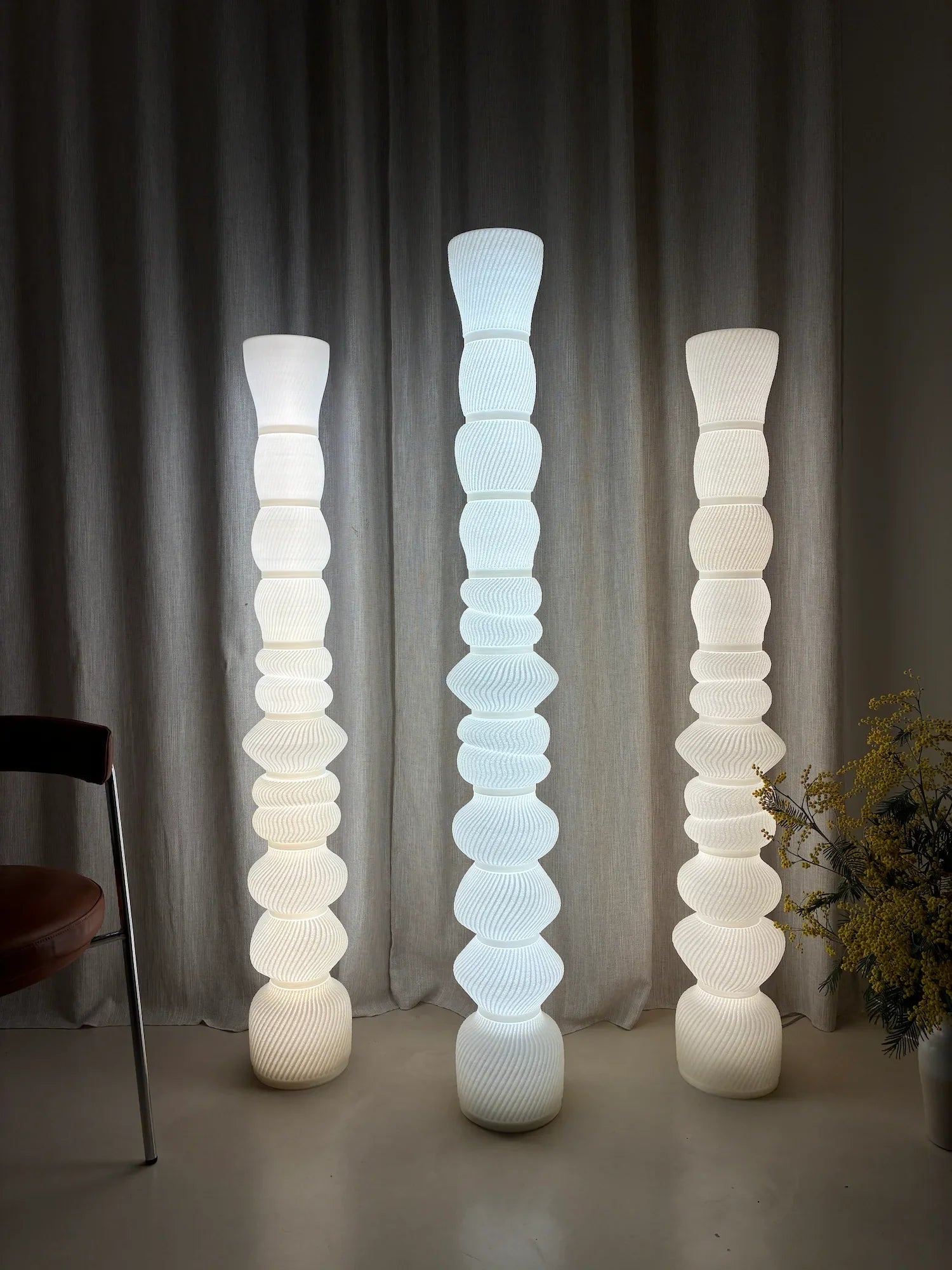 Luminaires en impression 3D – Julie Mallet
